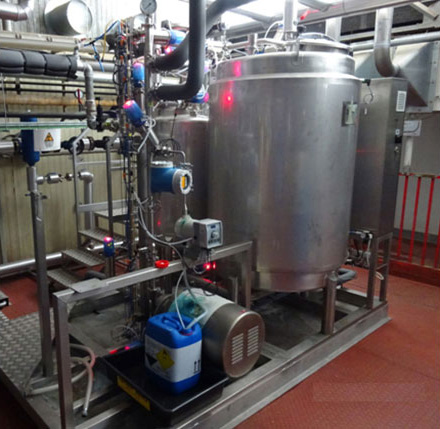 Preparation line of pharmaceutical oral liquids - INOXPA