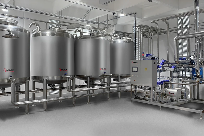 Automatic CIP Unit for 2 Beverage Lines - INOXPA Case Study