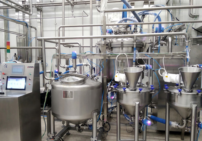 Plant for batch production of mayonnaise sauce - INOXPA Case Studies