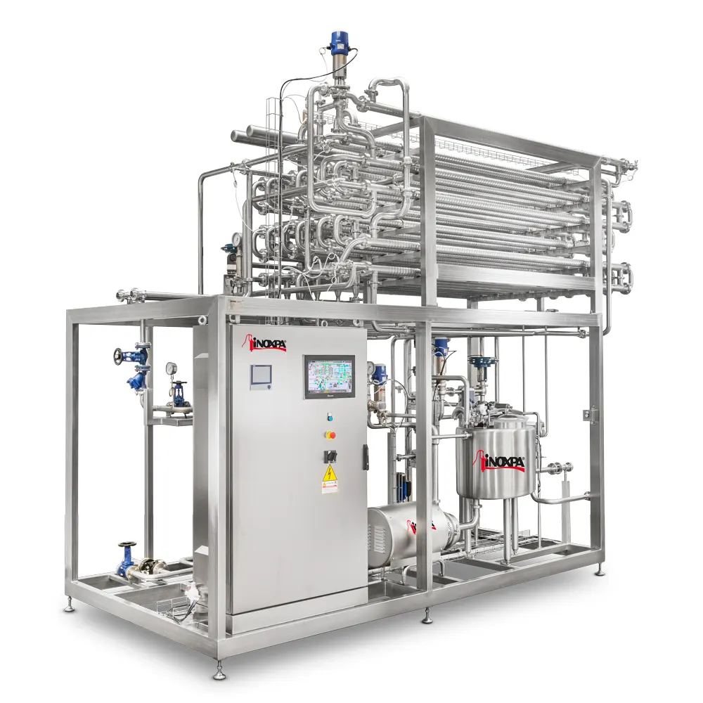 UHT Skid for Dairy and Vegan Desserts - Case Studies INOXPA